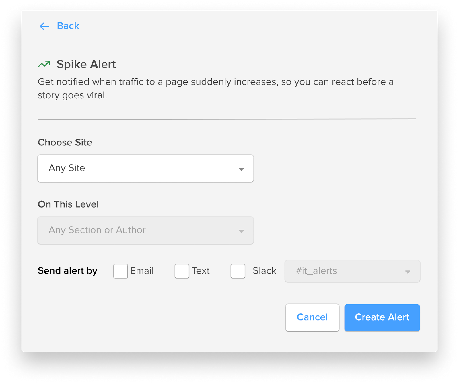 How to Sign Up for Alerts at Chartbeat – Chartbeat Help & FAQ
